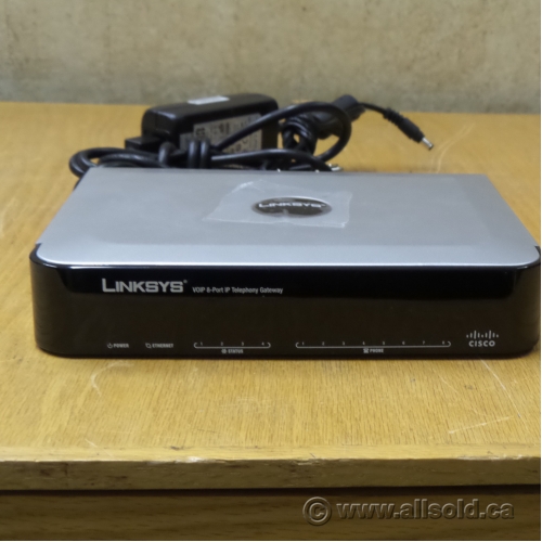 Linksys by Cisco SPA8000 VOIP 8 Port IP Telephony Gateway - Allsold.ca ...